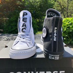 Converse | Shoes | Converse Chuck Taylor All Star Hi Top Seek Peace ...